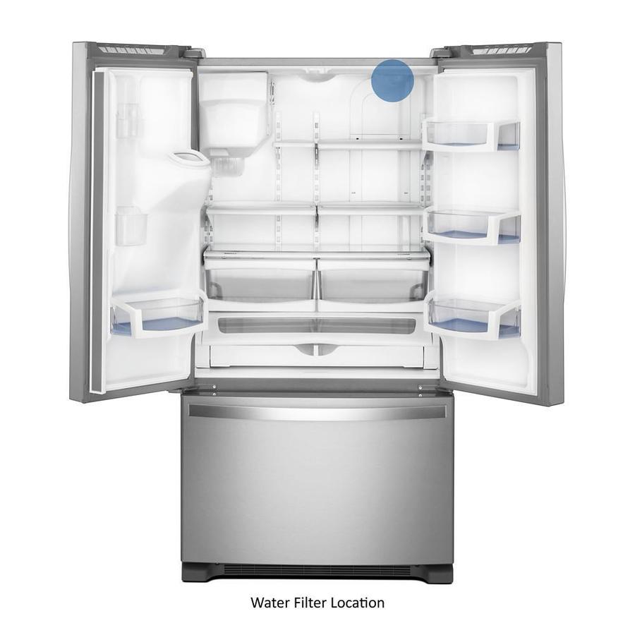Whirlpool 19.7-cu ft Counter-depth French Door Refrigerator with Ice ...