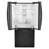 Whirlpool 19.7-cu ft French Door Refrigerator with Ice Maker (Black) at ...