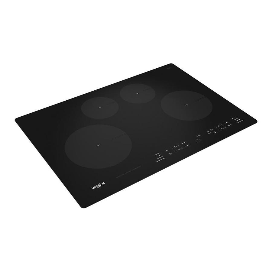 Whirlpool 30-in Induction Cooktop- Black in the Induction Cooktops ...