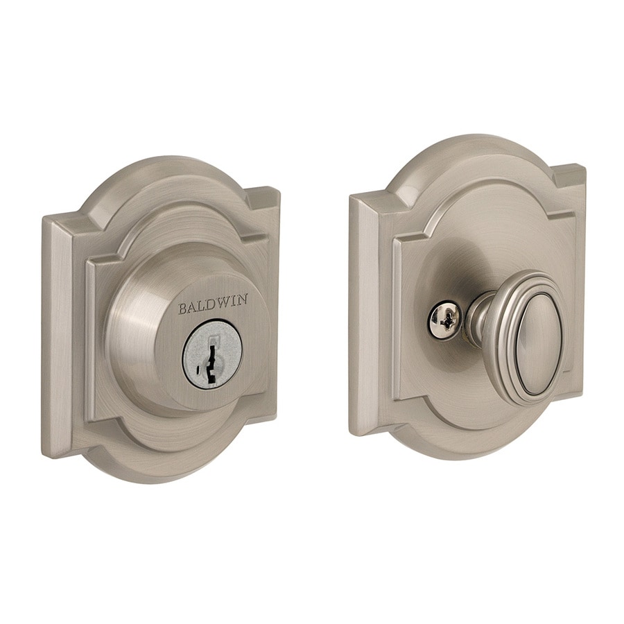 Baldwin BW SN SGL ARCH DEADBOLT SMT at Lowes.com
