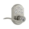 Kwikset Smartcode Satin Nickel Universal Electronic Entry Door Lever at ...