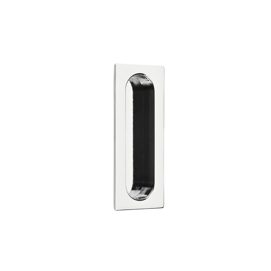 BALDWIN Polished Chrome Polished Chrome Brass Sliding Window Flush Pull ...