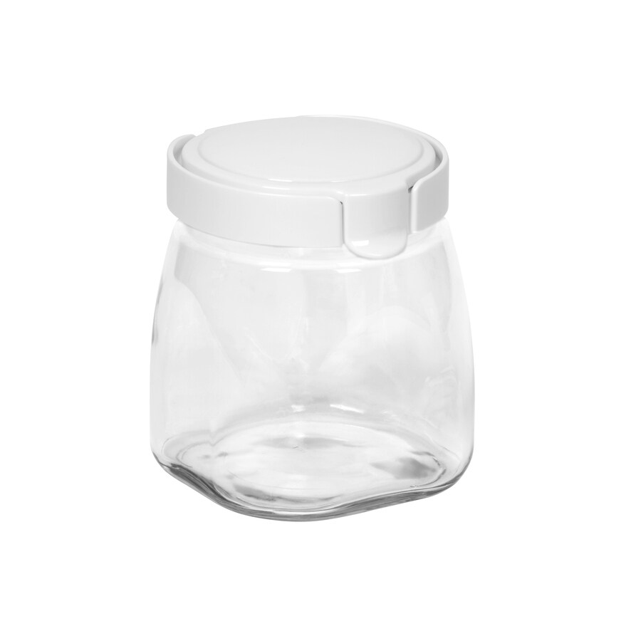 Snapware Glass Canister with White Plastic Lid at Lowes.com