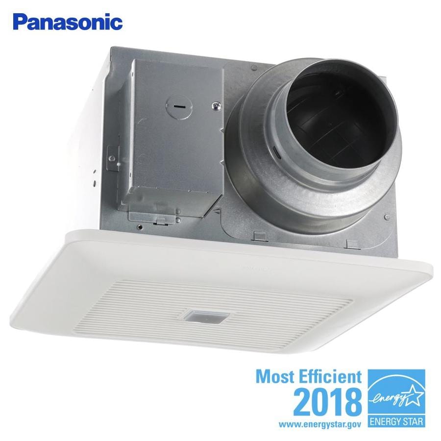 Panasonic WhisperSense 0.3-Sone 110-CFM White Bathroom Fan ENERGY STAR ...
