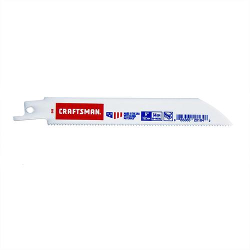 CRAFTSMAN 6-in 14-TPI Metal Cutting Reciprocating Saw Blade in the ...