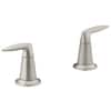 KOHLER 2-Pack Vibrant Brushed Nickel Lever Bathtub Faucet Handle at ...