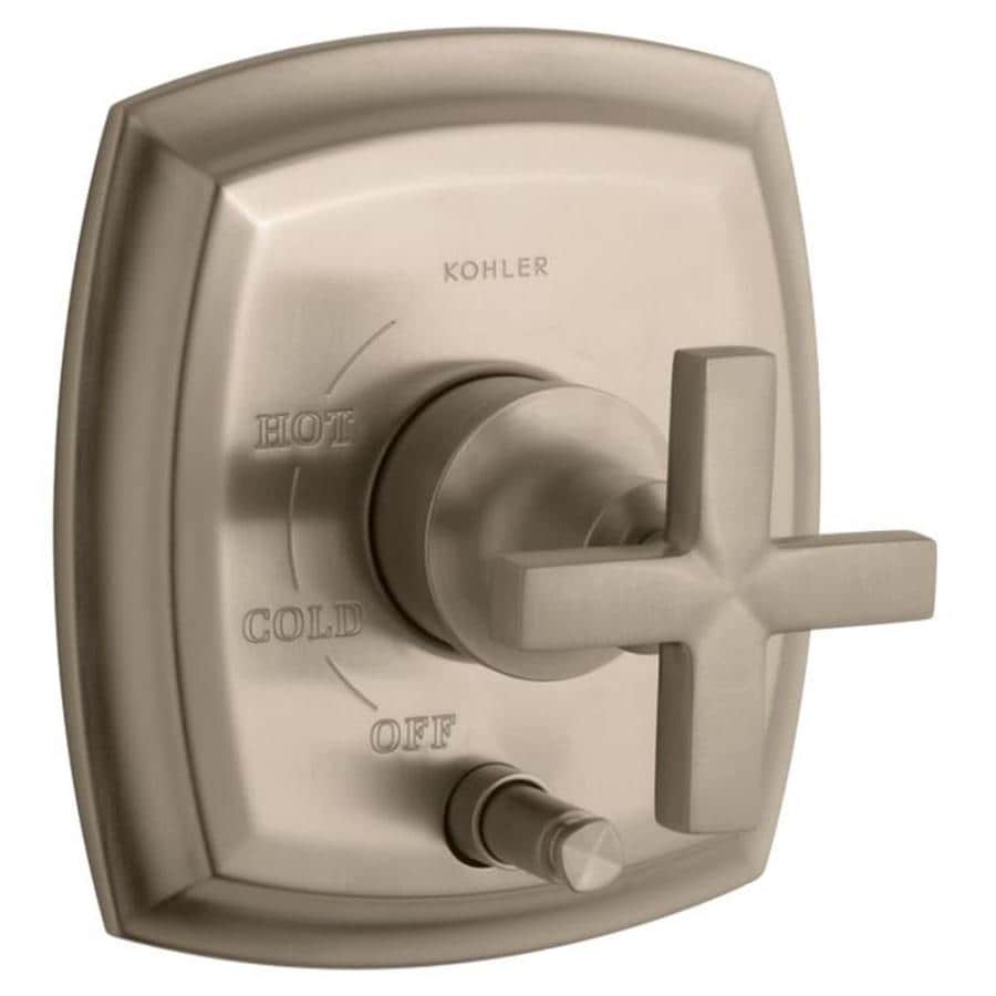 KOHLER Vibrant Brushed Bronze Cross Shower Handle at Lowes.com