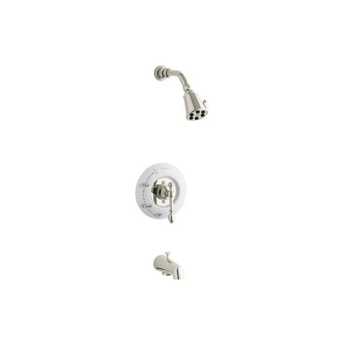 KOHLER IV Georges Brass Vibrant Polished Nickel 1-Handle Bathtub and ...