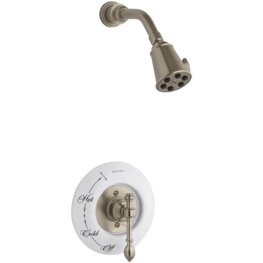 KOHLER IV Georges Brass Vibrant Brushed Bronze 1-Handle Shower Faucet ...