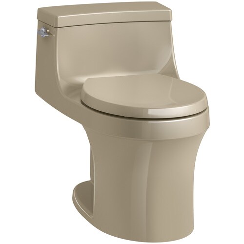 KOHLER San souci Mexican sand WaterSense Labeled Round Standard Height ...