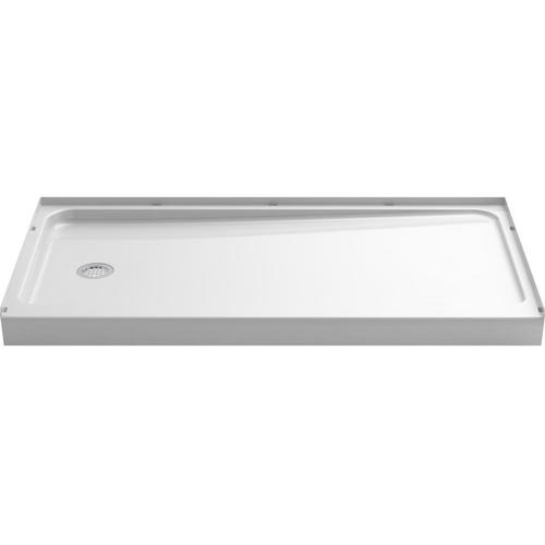 Sterling Ensemble White Vikrell Shower Base 32-in W x 60-in L with Left ...