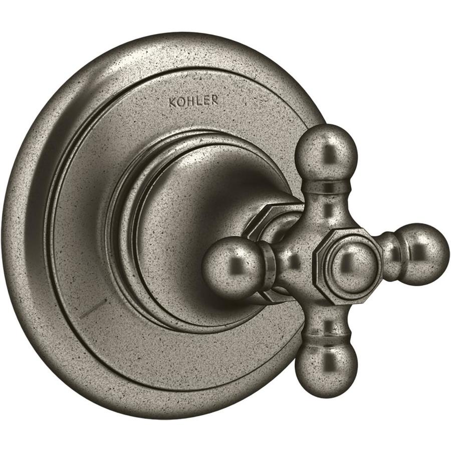 KOHLER Vintage Nickel Cross Shower Handle at Lowes.com