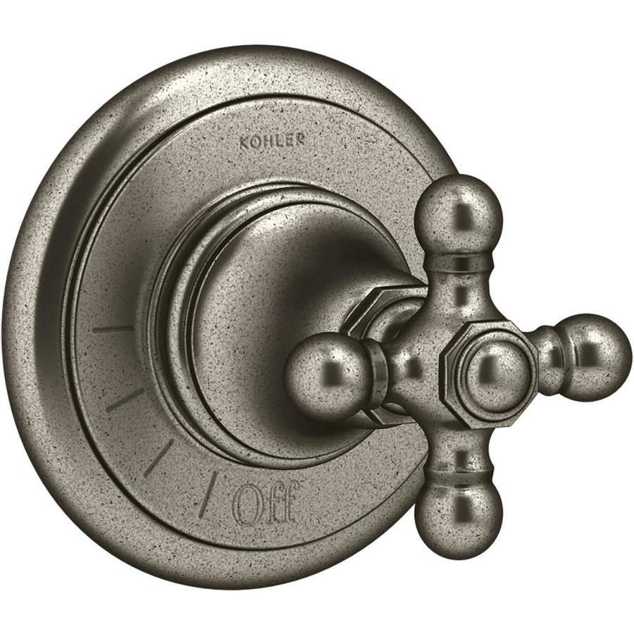 KOHLER Vintage Nickel Cross Shower Handle at Lowes.com