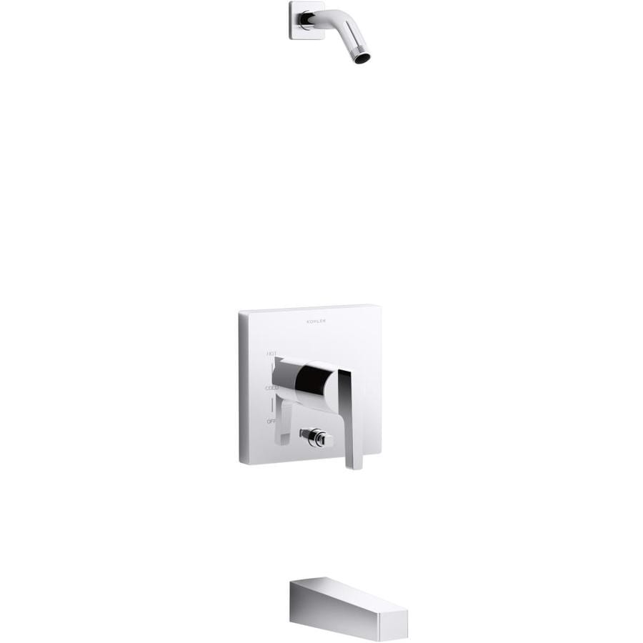 KOHLER Honesty Polished Chrome 1-Handle Bathtub and Shower Faucet at ...