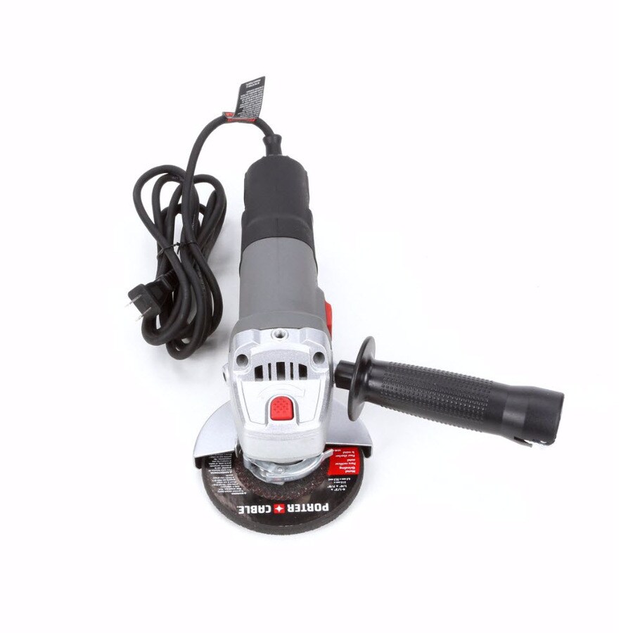 PORTER-CABLE 4.5-in 6-Amp Sliding Switch Corded Angle Grinder in the ...