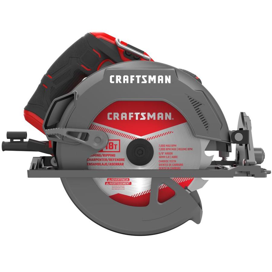 CRAFTSMAN 7-1/4-in Corded Circular Saw with Magnesium Shoe at Lowes.com