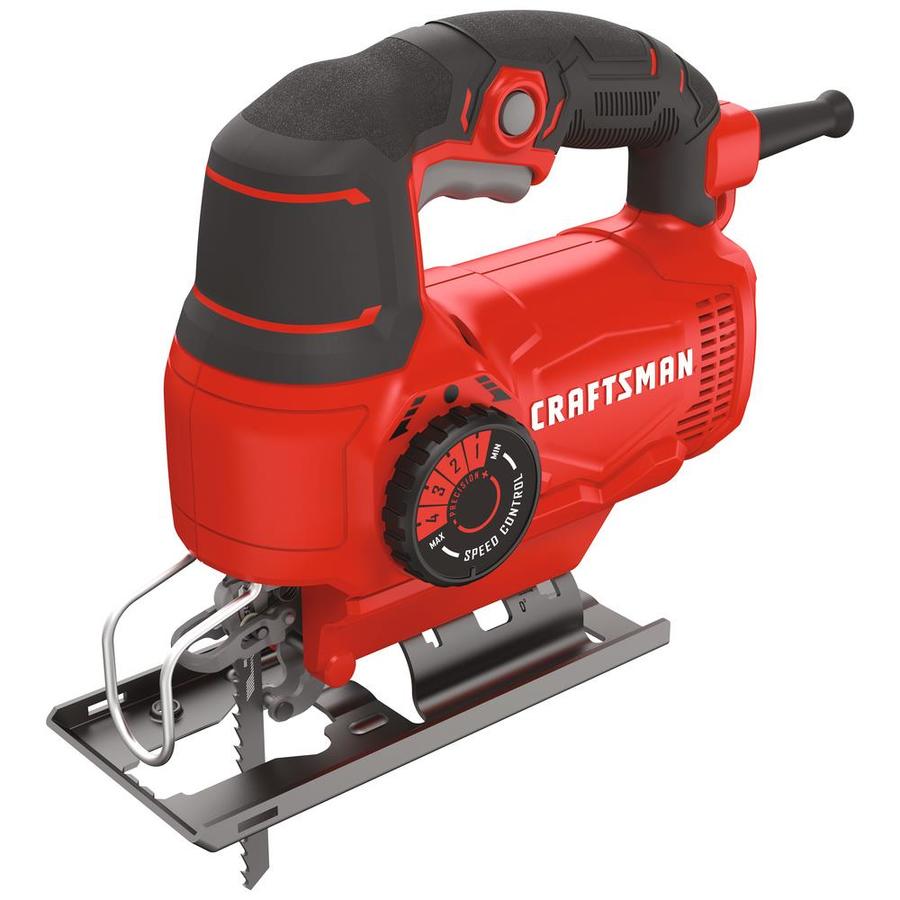 CRAFTSMAN 5-Amp Keyless T or U Shank Variable Speed Corded Jigsaw at ...
