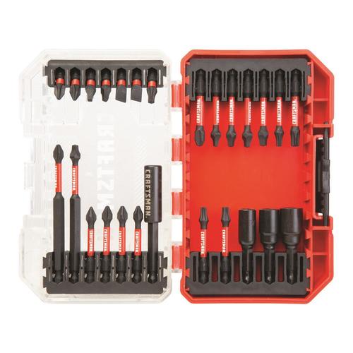 CRAFTSMAN IMPACT-RATED 26-Piece Impact Driver Bit Set at Lowes.com CRAFTSMAN IMPACT-RATED 26-Piece Impact Driver Bit Set at Lowes.com