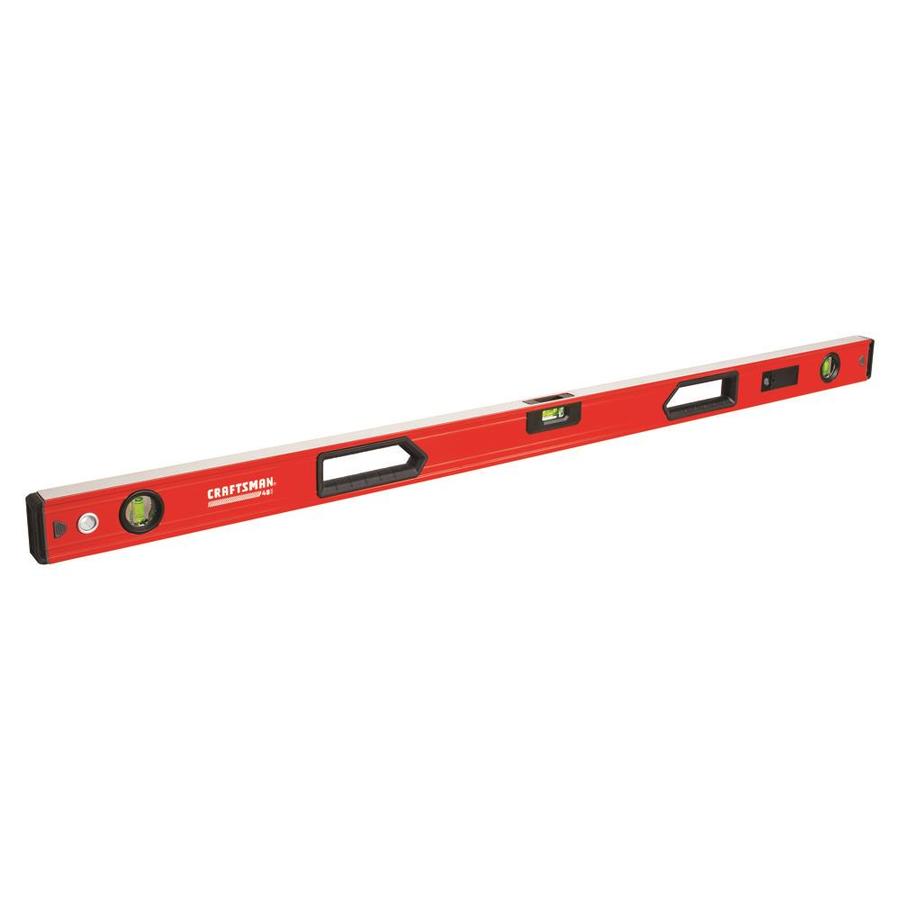 CRAFTSMAN 48-in Lighted Magnetic Box Beam Level in the Levels ...