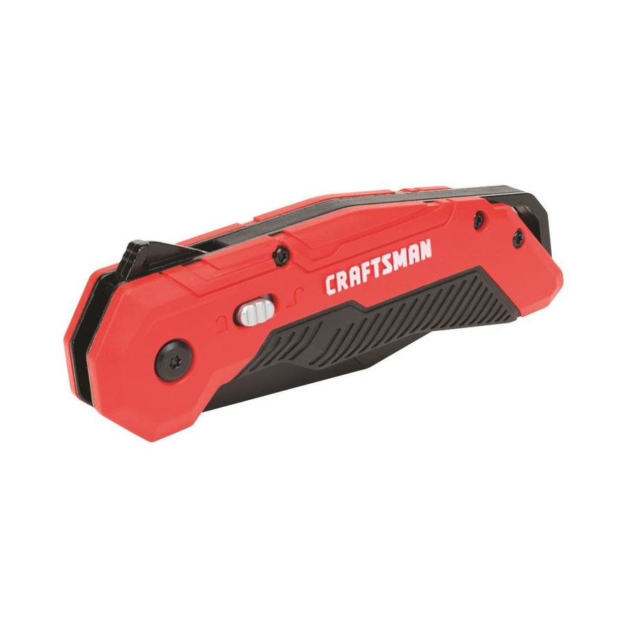CRAFTSMAN 4.31-in High Carbon Stainless Steel Black Oxide Pocket Knife ...