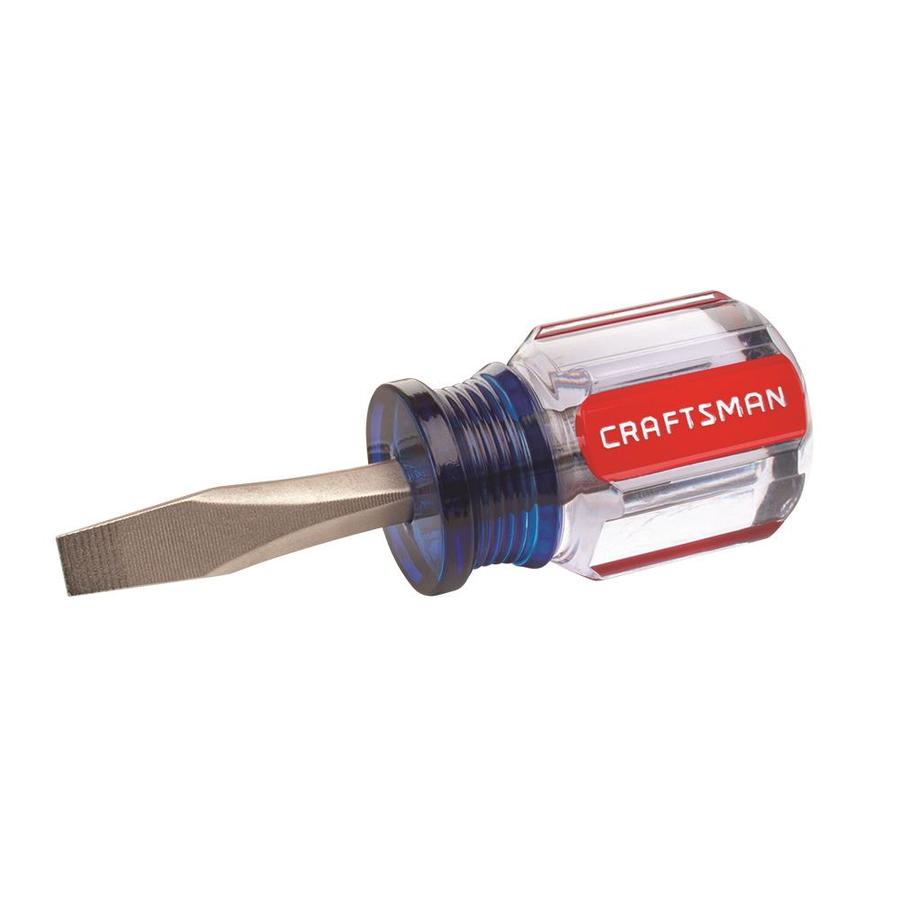 CRAFTSMAN Acetate Handle 1/4-in Slottedhead Screwdriver in the ...