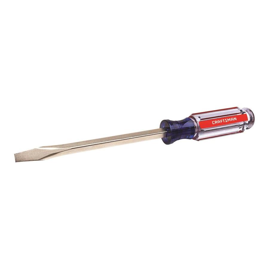 CRAFTSMAN Acetate Handle 5/16-in Slottedhead Screwdriver in the ...