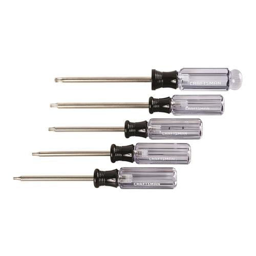 CRAFTSMAN 5-Piece Acetate Handle Screwdriver Set in the Screwdrivers ...
