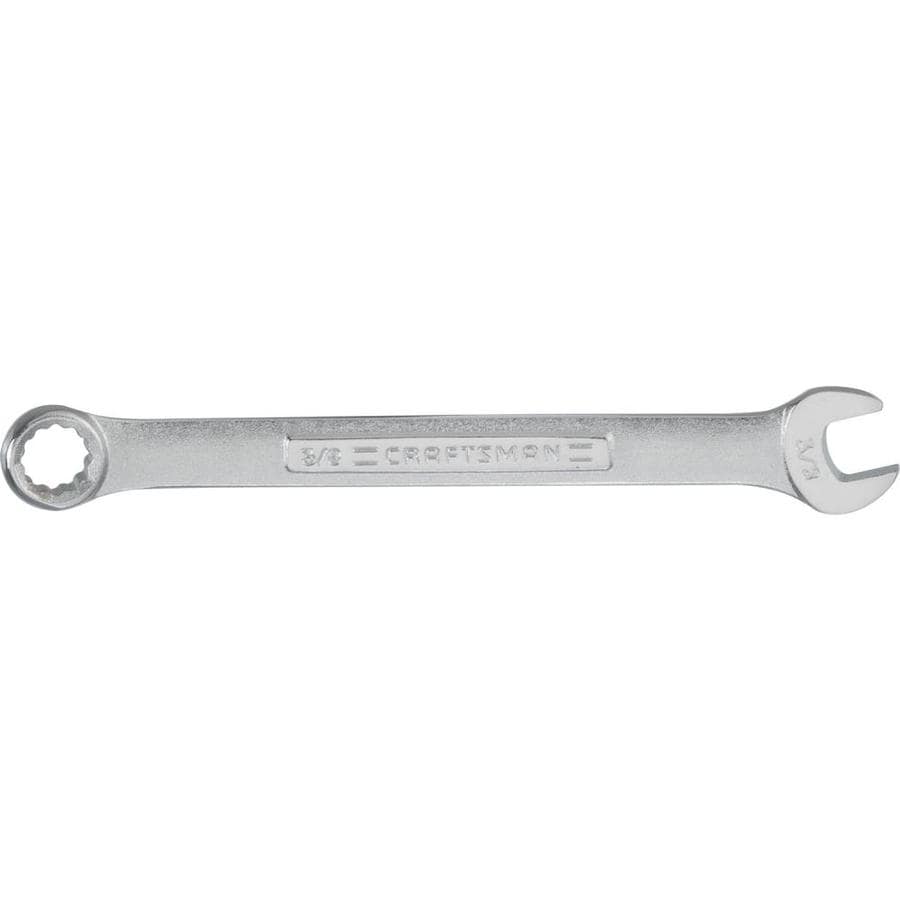CRAFTSMAN 3/8-in 12-Point Standard (SAE) Standard Combination Wrench in ...