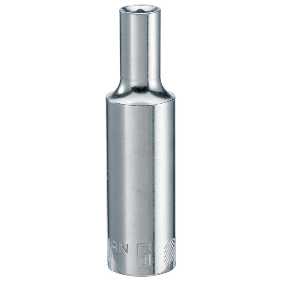 CRAFTSMAN Metric 3/8-in Drive 6-point 6mm Deep Socket at Lowes.com