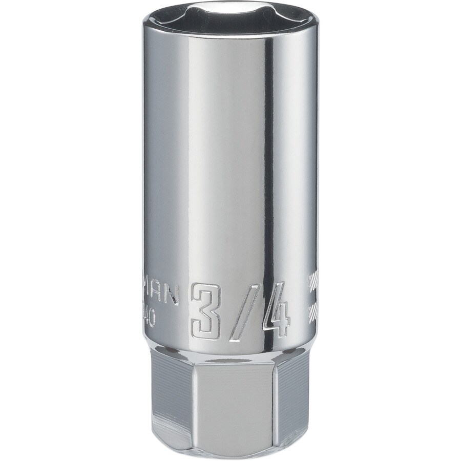 CRAFTSMAN Standard (SAE) 3/8-in Drive 6-point 3/4-in Spark Plug Socket ...