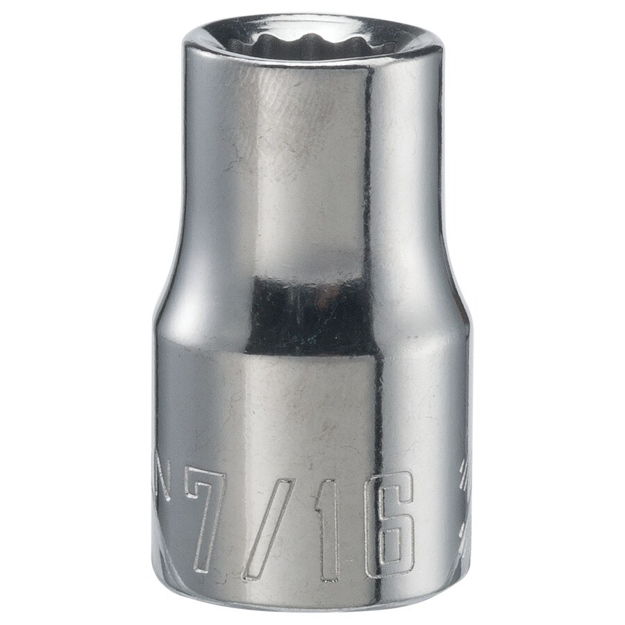 CRAFTSMAN Standard (SAE) 1/2-in Drive 12-point 7/16-in Shallow Socket ...