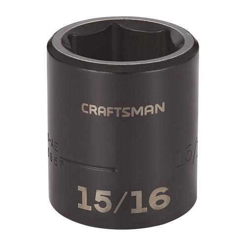 CRAFTSMAN Standard (SAE) 1/2-in Drive 15/16-in 6-point Impact Socket in ...