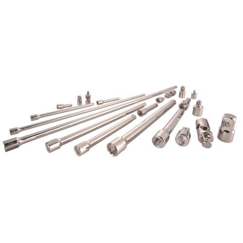 CRAFTSMAN 21-Piece 1/4-in, 3/8-in, 1/2-in Drive Accessory Set in the ...