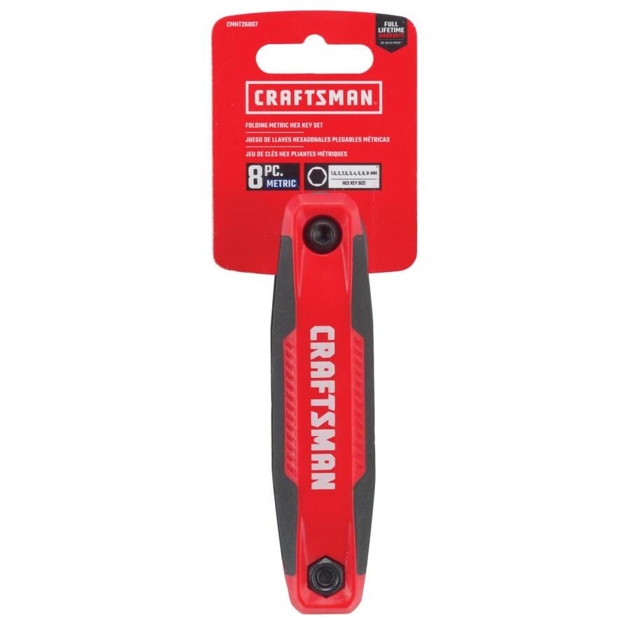 CRAFTSMAN 8-key Metric Folding Hex Key Set at Lowes.com CRAFTSMAN 8-key Metric Folding Hex Key Set at Lowes.com