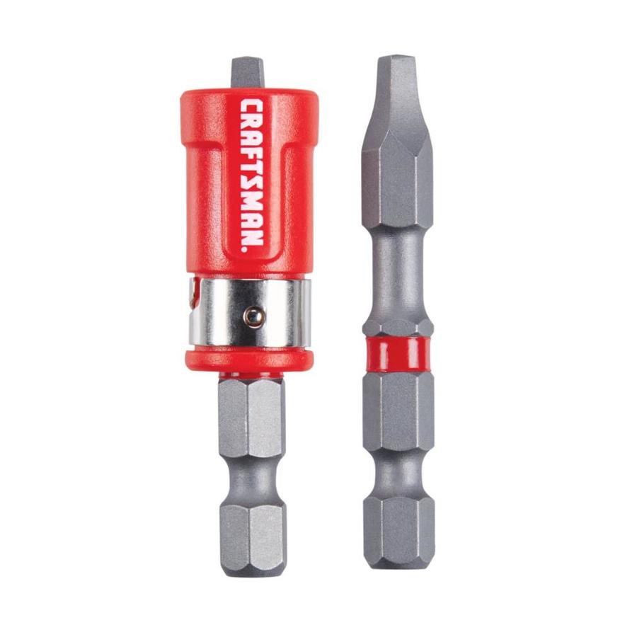 CRAFTSMAN 2-Piece 2-in 2 Square/Robertson High-carbon Steel Hex Shank ...