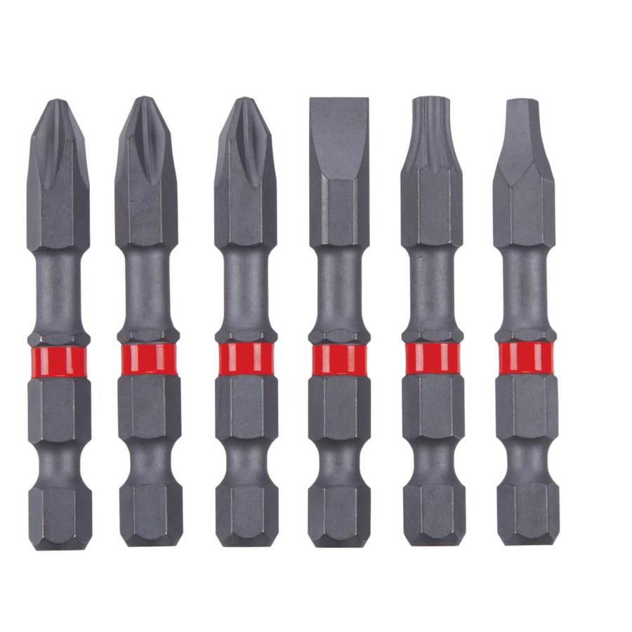 CRAFTSMAN 6-Piece 2-in High-carbon Steel Hex Shank Screwdriver Bit Set ...