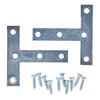 National Hardware 2-Pack 3-in x 0.07-in Zinc-Plated T Plate Bracket at ...