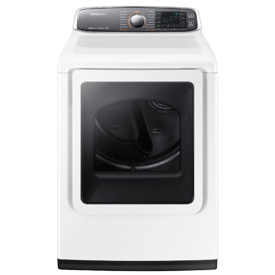 Samsung 7.4-cu ft Electric Dryer (White) ENERGY STAR at Lowes.com