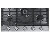Samsung Premium 5-Burner Gas Cooktop (Stainless Steel) (Common: 30-in ...