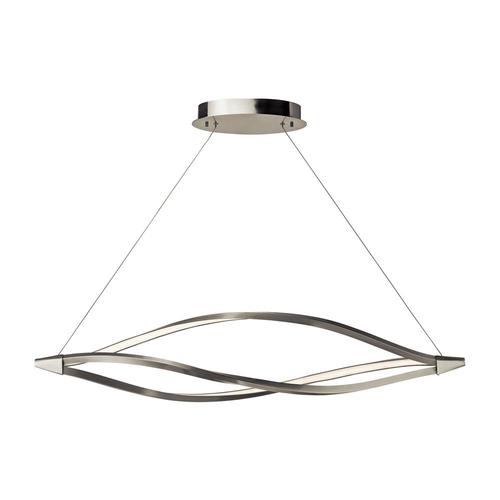 Elan Meridian Brushed Nickel Pendant Light Modern/Contemporary ...