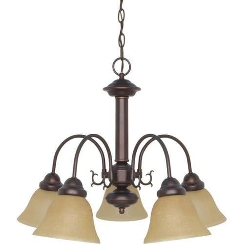 5-Light Mahogany Bronze and Champagne Traditional Chandelier at Lowes.com 5-Light Mahogany Bronze and Champagne Traditional Chandelier at Lowes.com