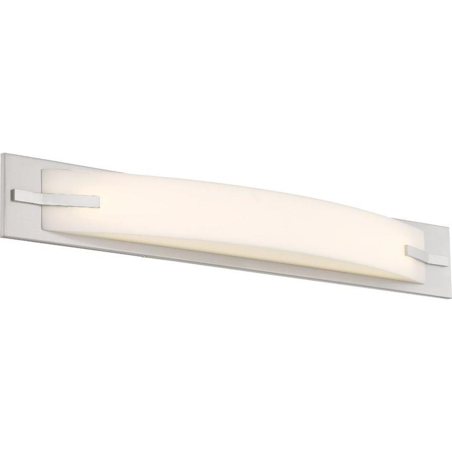 1-Light Nickel Modern/Contemporary Vanity Light at Lowes.com