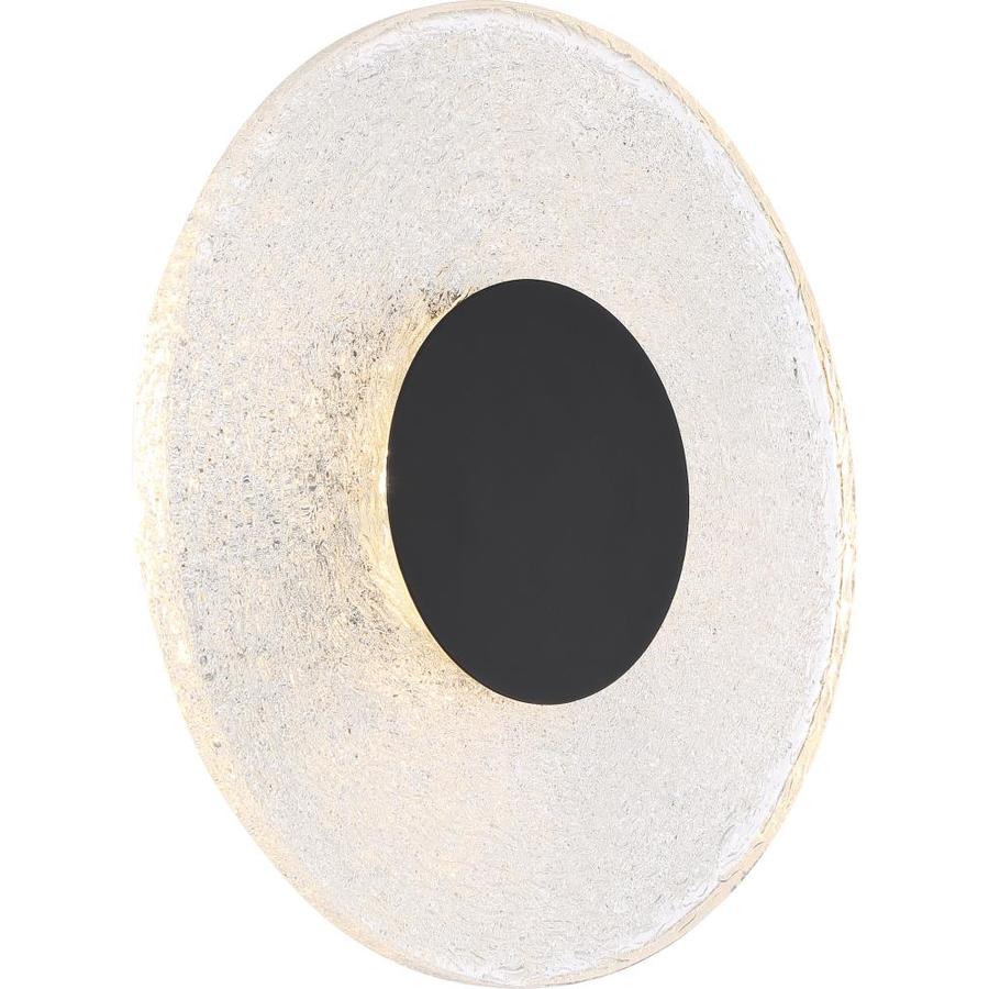 2-in Matte Black Transitional integrated Led Flush Mount Light at Lowes.com