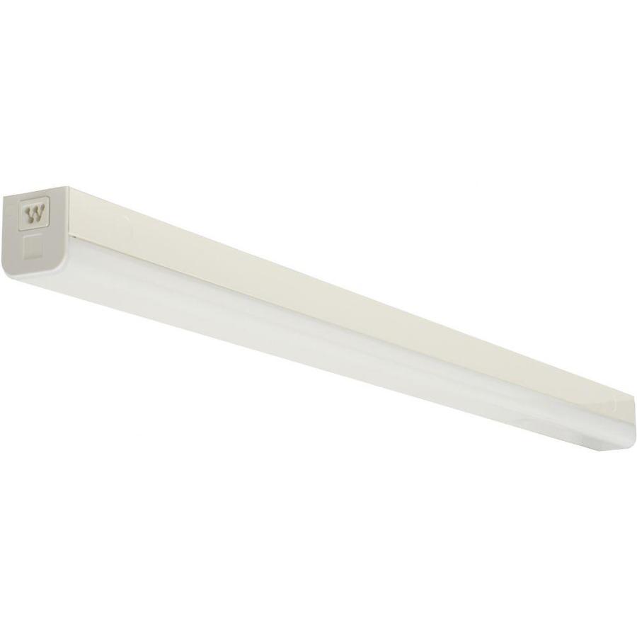 LED 4 ft.; Slim Strip Light; 38W; 5000K; White Finish; Connectible at ...
