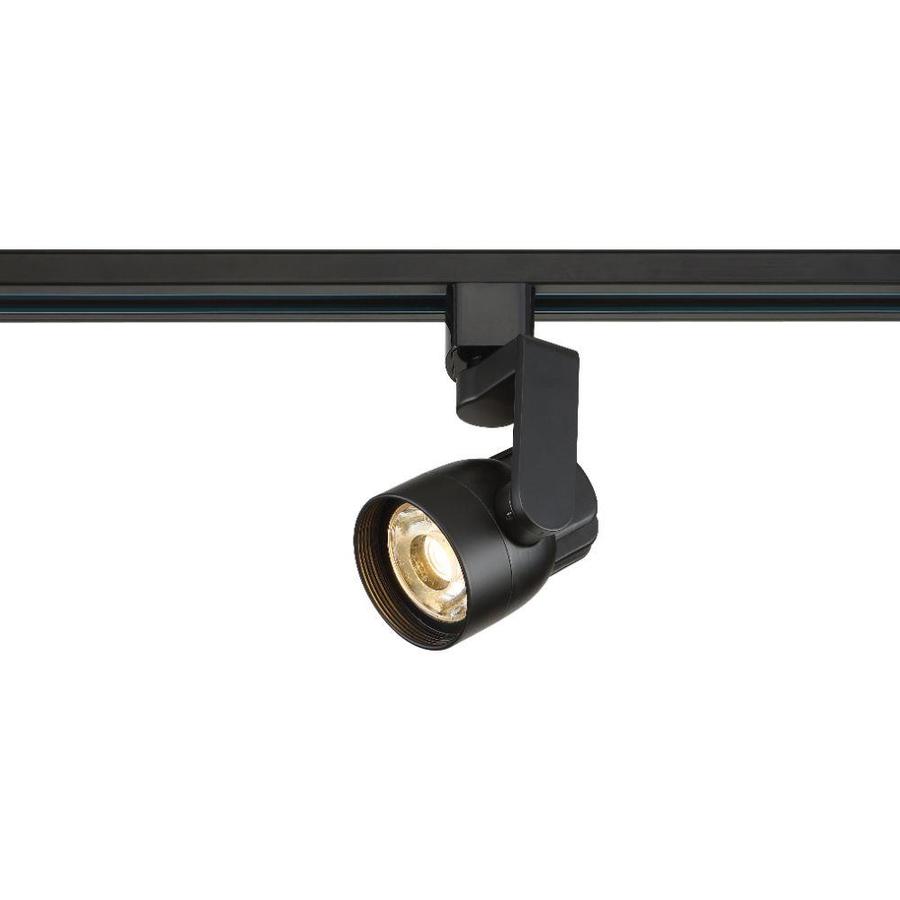 1-Light Dimmable Black Flat Back Head(s) Track Lighting Head in the ...