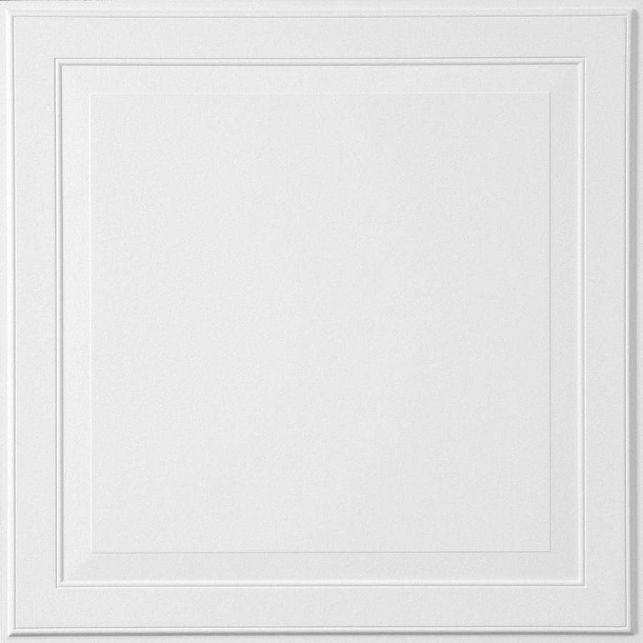 Armstrong Ceilings Single Raised panel ceiling sample 6-in x 6-in in ...