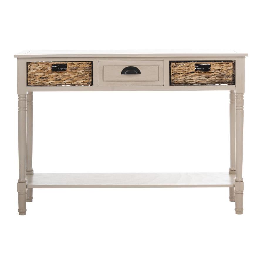 Safavieh Christa Vintage Gray Coastal Console Table in the Console ...