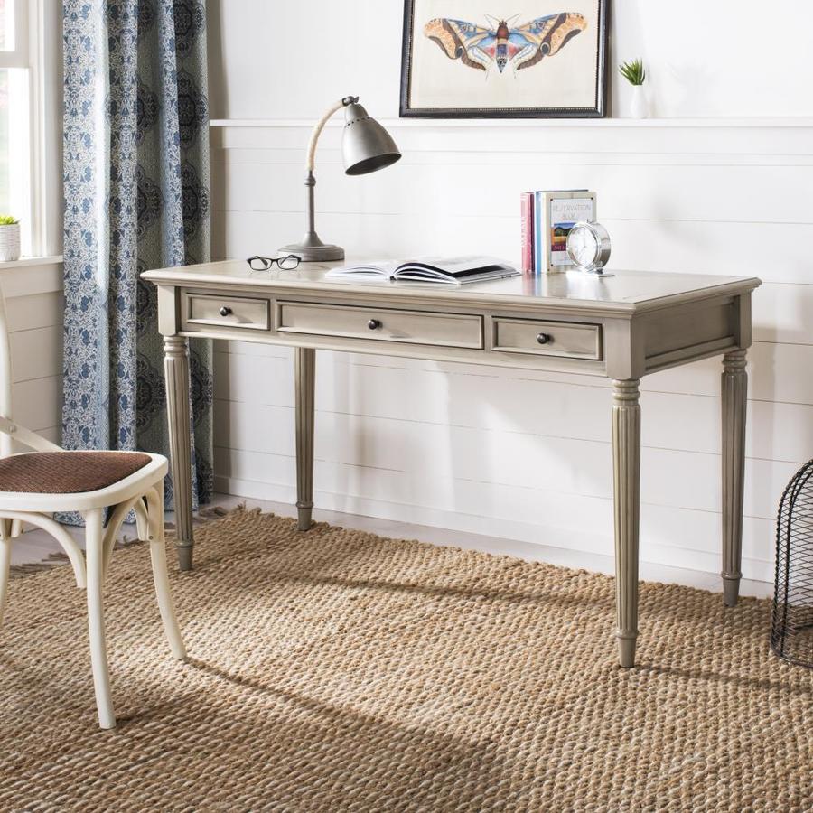 Safavieh Constance Transitional Light Beige Writing Desk at Lowes.com