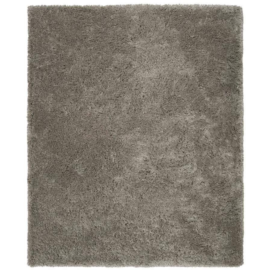 Safavieh Toronto Leaside Shag 8-ft x 10-ft (Gray) at Lowes.com