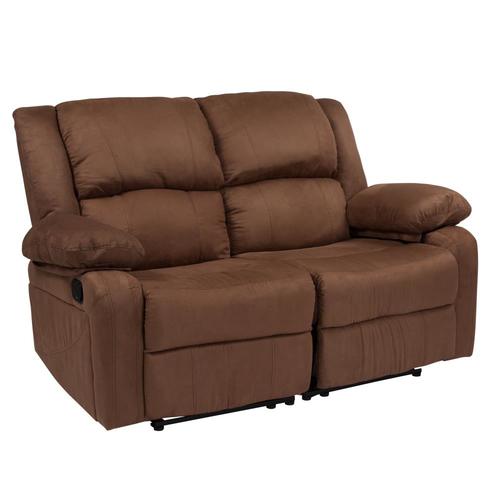 Flash Furniture Harmony Series Modern Chocolate Brown Microfiber ...
